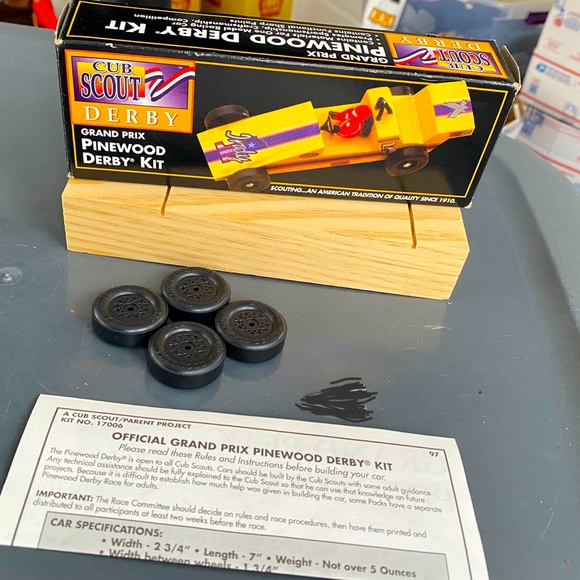 Toys | Pinewood Derby Model Car Kit 1706 Cub Scout Grand Prix Wood ...